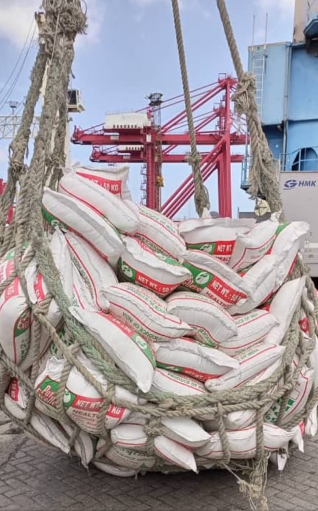 Falcon Global Capital Docks in With 8000 Metric Tons of Rice