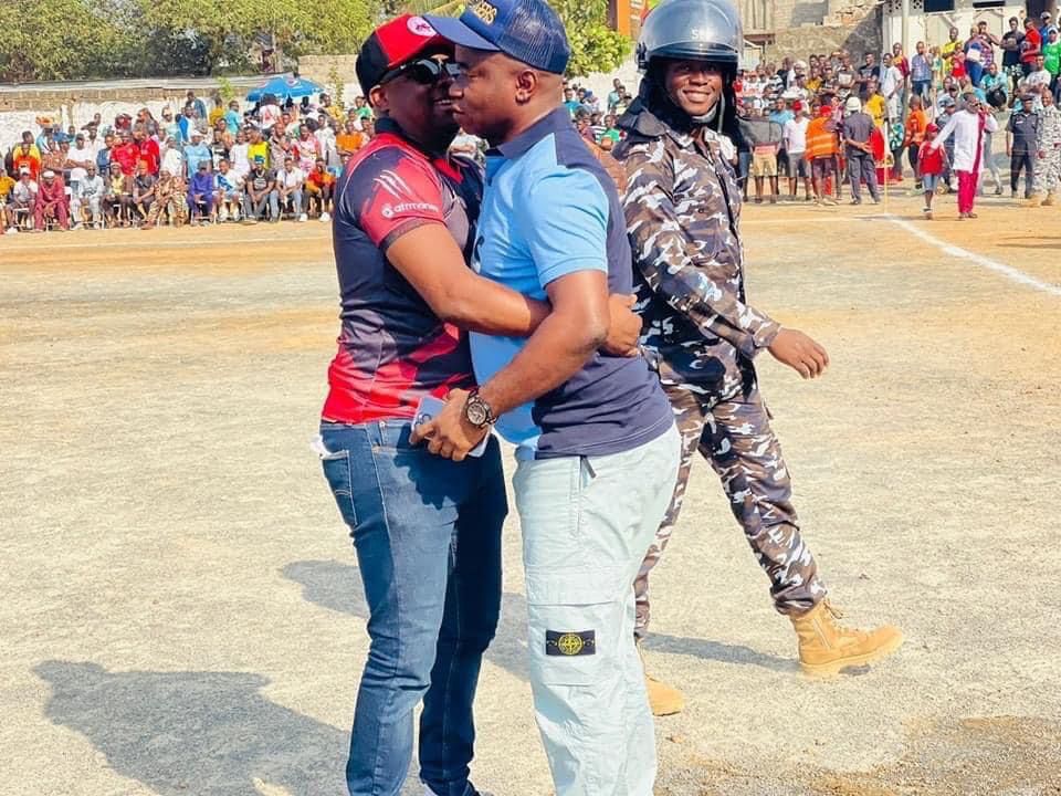 Anthony Navo Jr. Poses with Babadi Kamara in New Photos